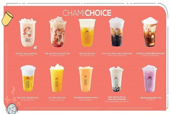 Chamichi - Thương hiệu trà sữa xịn xò với 7 điểm cộng tuyệt đối