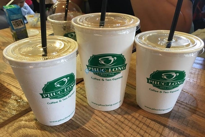 Phuclong menu với danh sách thức uống phong phú cực hấp dẫn